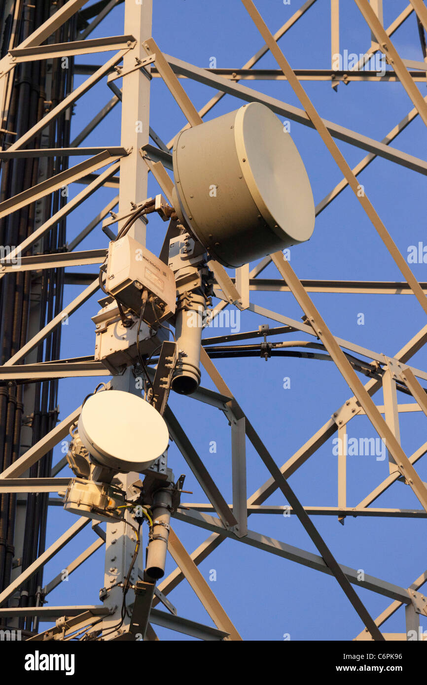 telecommunications transmitter mast Stock Photo - Alamy