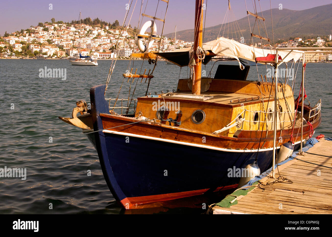 Poros island, Saronic Gulf, Greece Stock Photo - Alamy