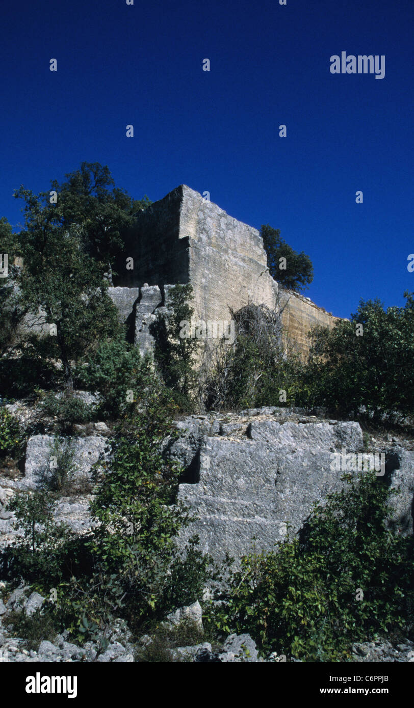 Junas quarry, Gard, France Stock Photo - Alamy