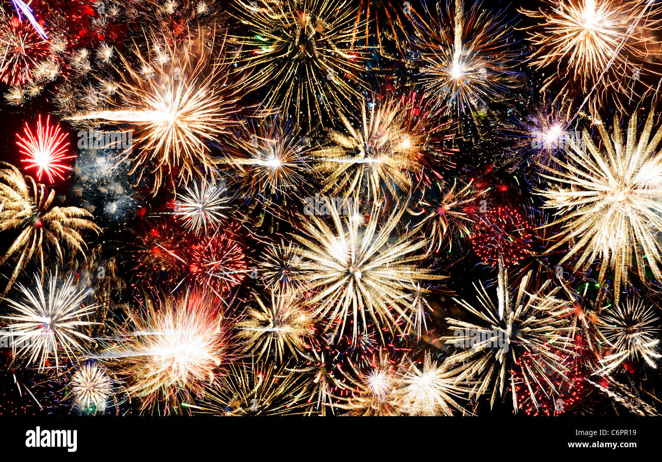 fireworks background. High detail photo holiday fireworks Stock Photo ...