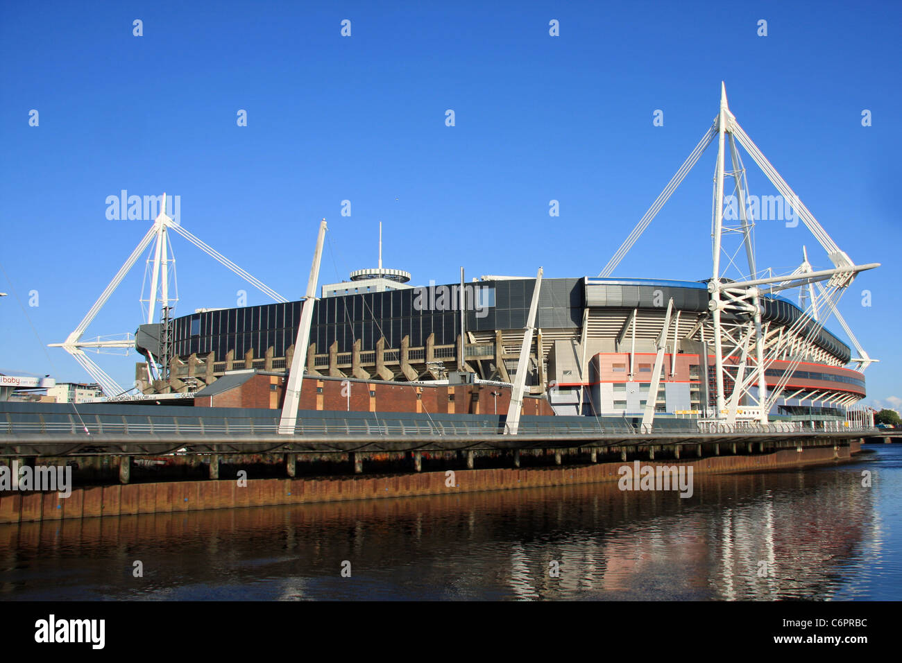Millennium Stadium, Cardiff - looking Southwards Stock Photo - Alamy