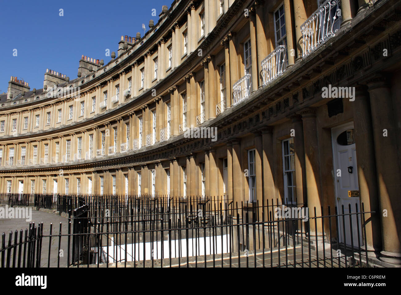 The Circus crescent buildings Bath Stock Photo - Alamy