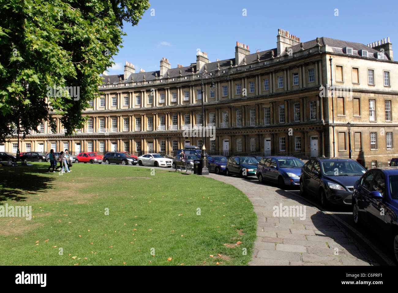 The Circus crescent buildings Bath Stock Photo - Alamy