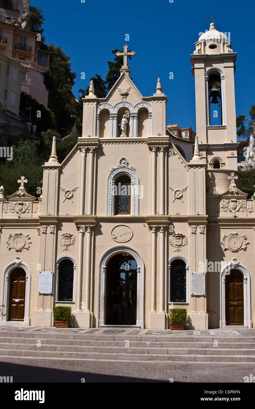 St Devote church in Monaco France Stock Photo - Alamy