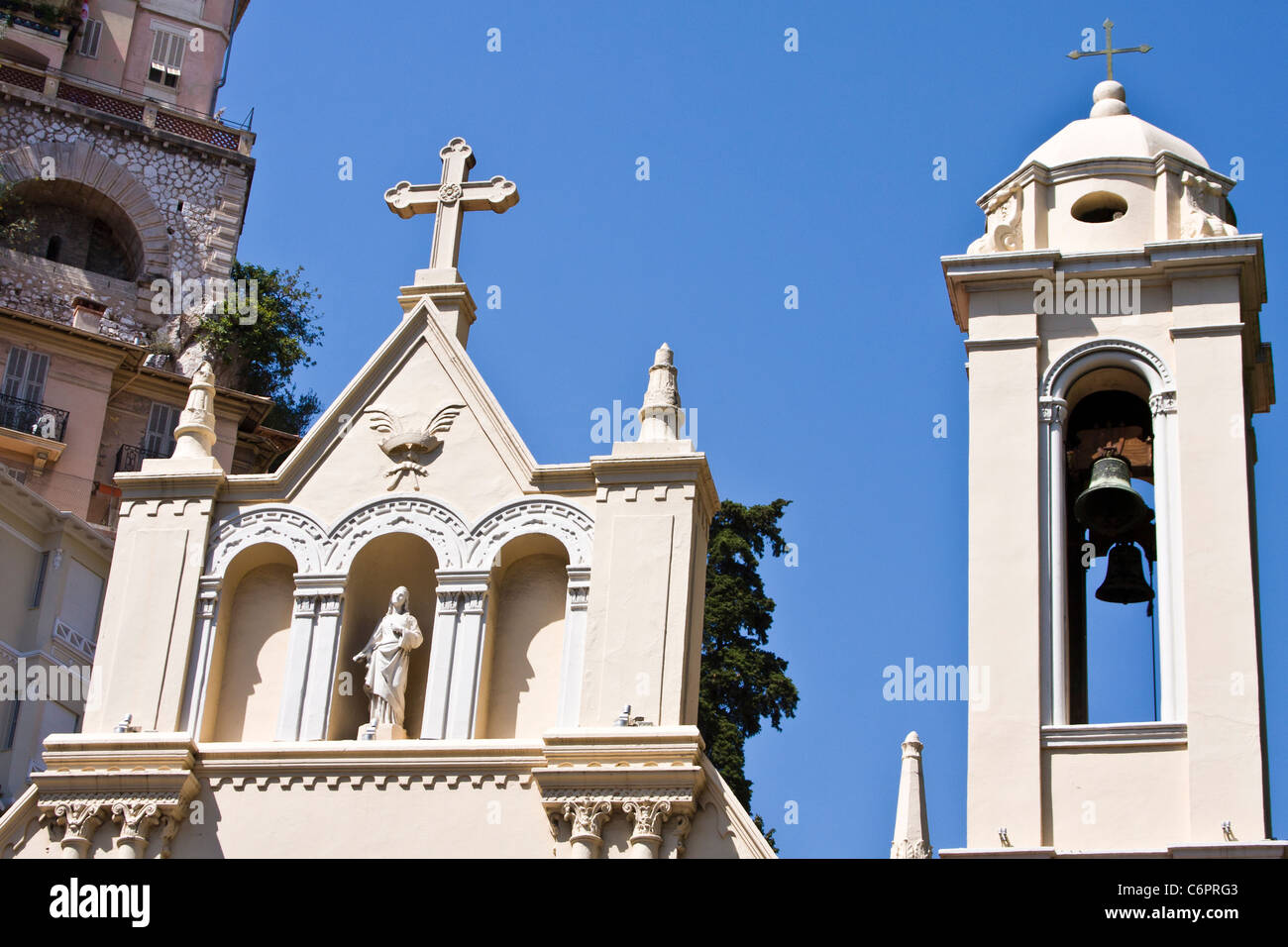 St Devote church in Monaco France Stock Photo - Alamy