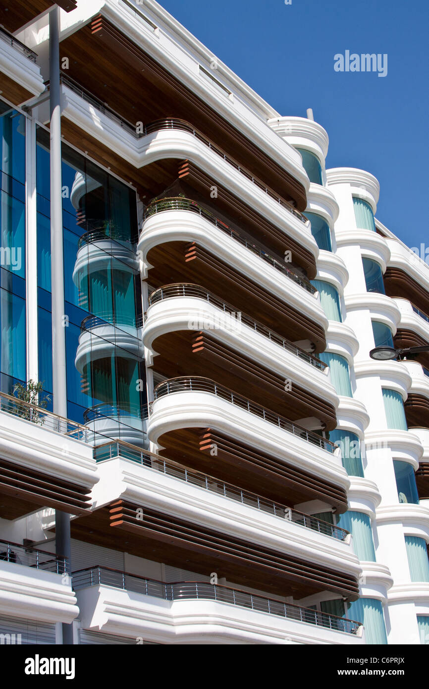 Exclusive sea front apartments in Monaco Stock Photo - Alamy