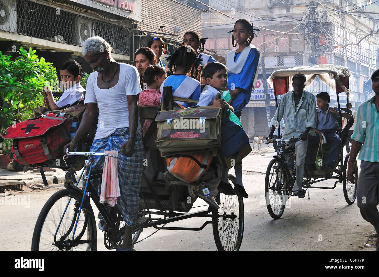 School Rickshaw High Resolution Stock Photography and Images - Alamy