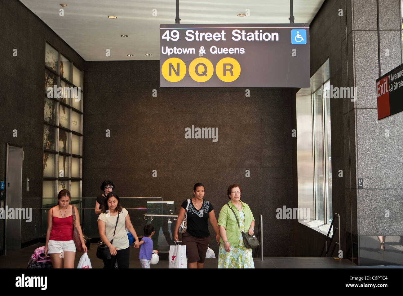 New York Subway 57 street station is pictured in the New York City ...