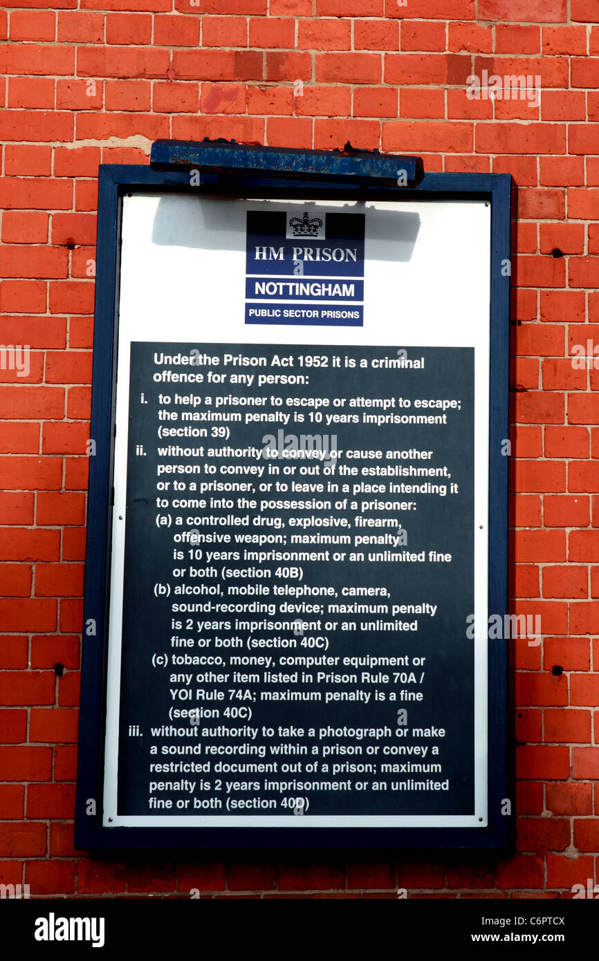 Prison, UK, HMP Stock Photo - Alamy