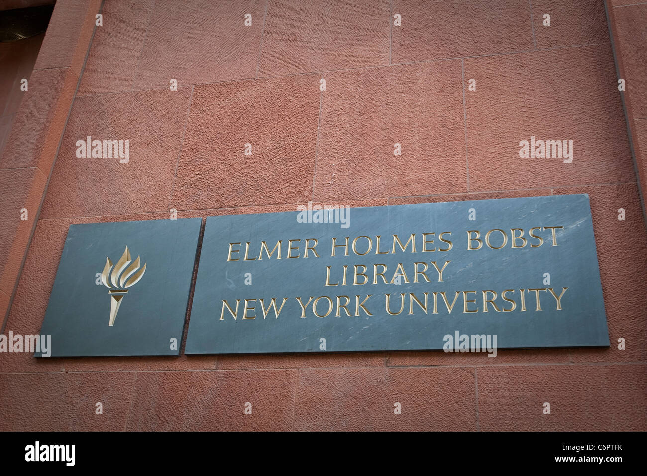 Elmer Holmes Bobst Library of the New York University is pictured in ...