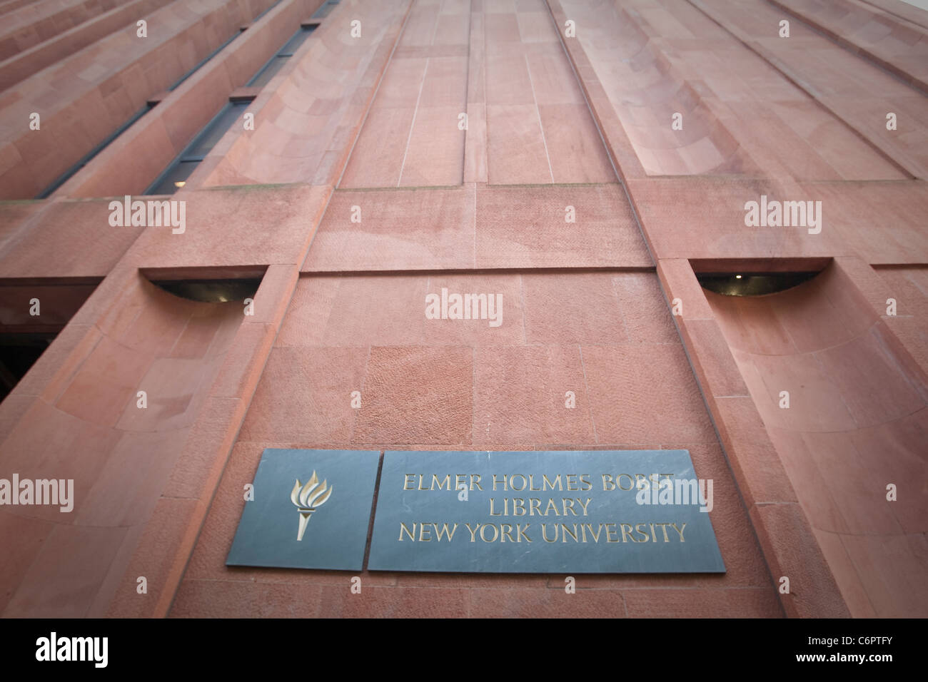 Elmer Holmes Bobst Library of the New York University is pictured in ...