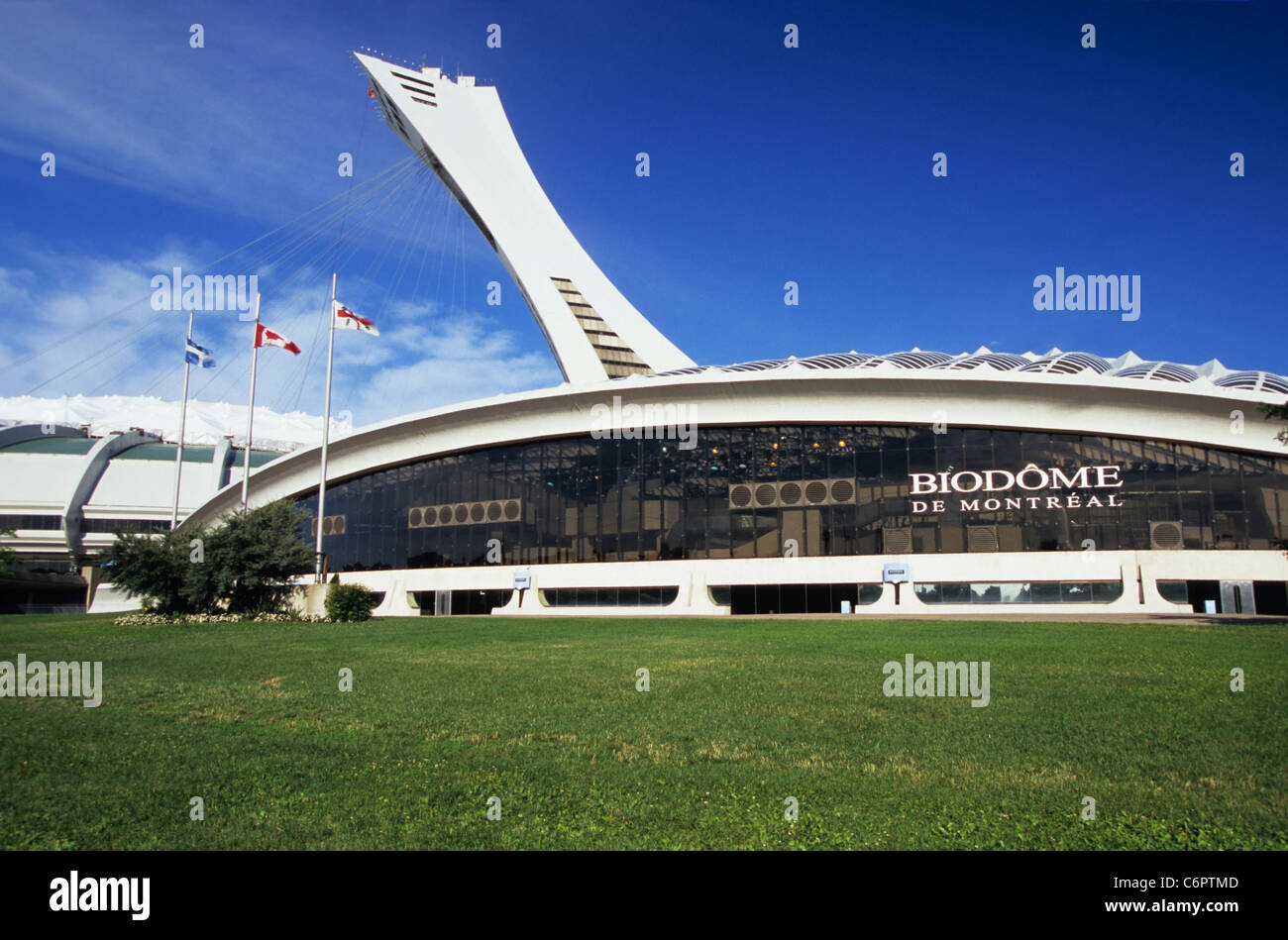 Biodôme and Olympic Stadium, Montreal, Canada Stock Photo - Alamy