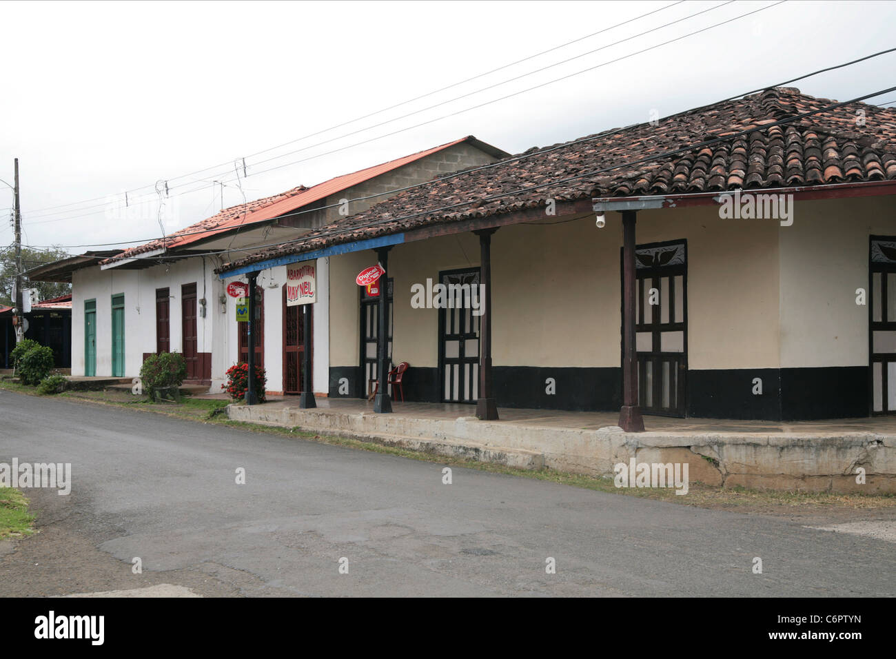 View from the town of Guararé, Los Santos Province, Panama Stock Photo ...