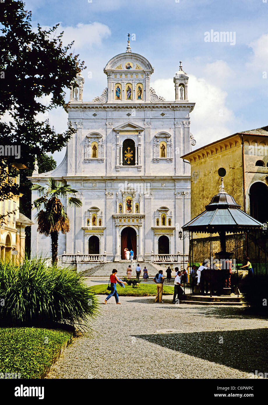 Shrine of the Sacred Mountain of Varallo founded in 1481 Stock Photo ...