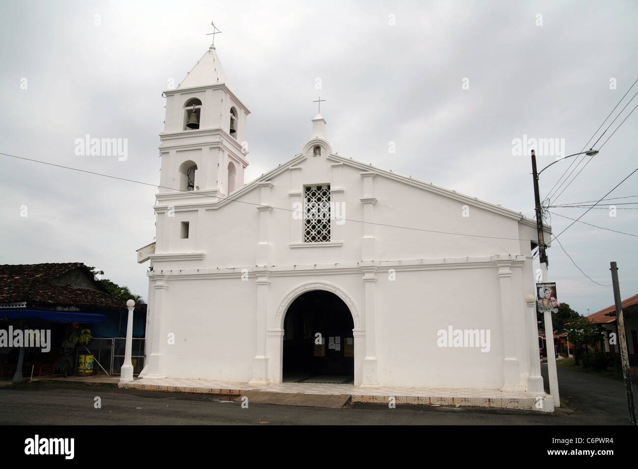 View from the town of Guararé, Los Santos Province, Panama Stock Photo ...