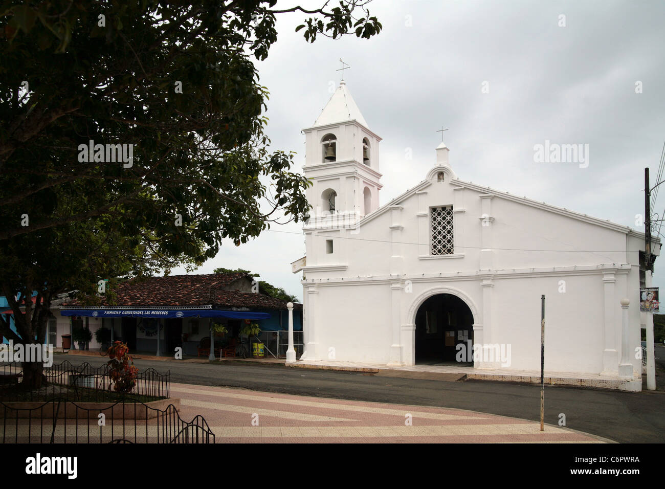 View from the town of Guararé, Los Santos Province, Panama Stock Photo ...