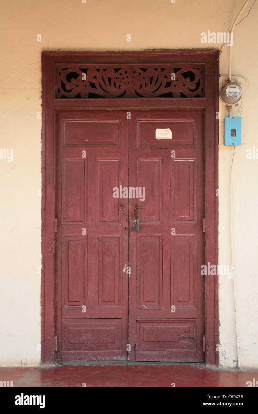 Small rural town buildings in the interior of provincial Panama Stock ...