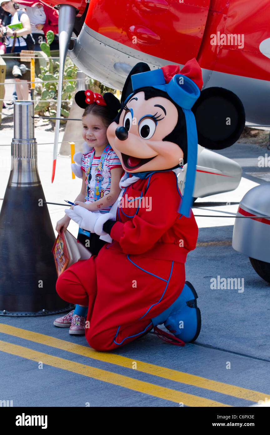 Minnie Mouse Character At Disneyland In Anaheim California Stock Photo minnie-mouse-character-at-disneyland-in-anaheim-california-stock-photo