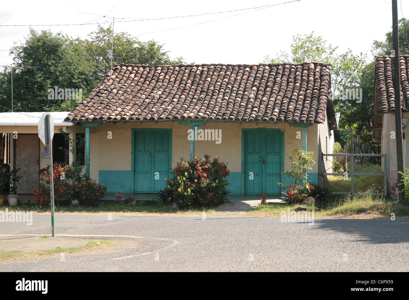 Small rural town buildings in the interior of provincial Panama Stock ...