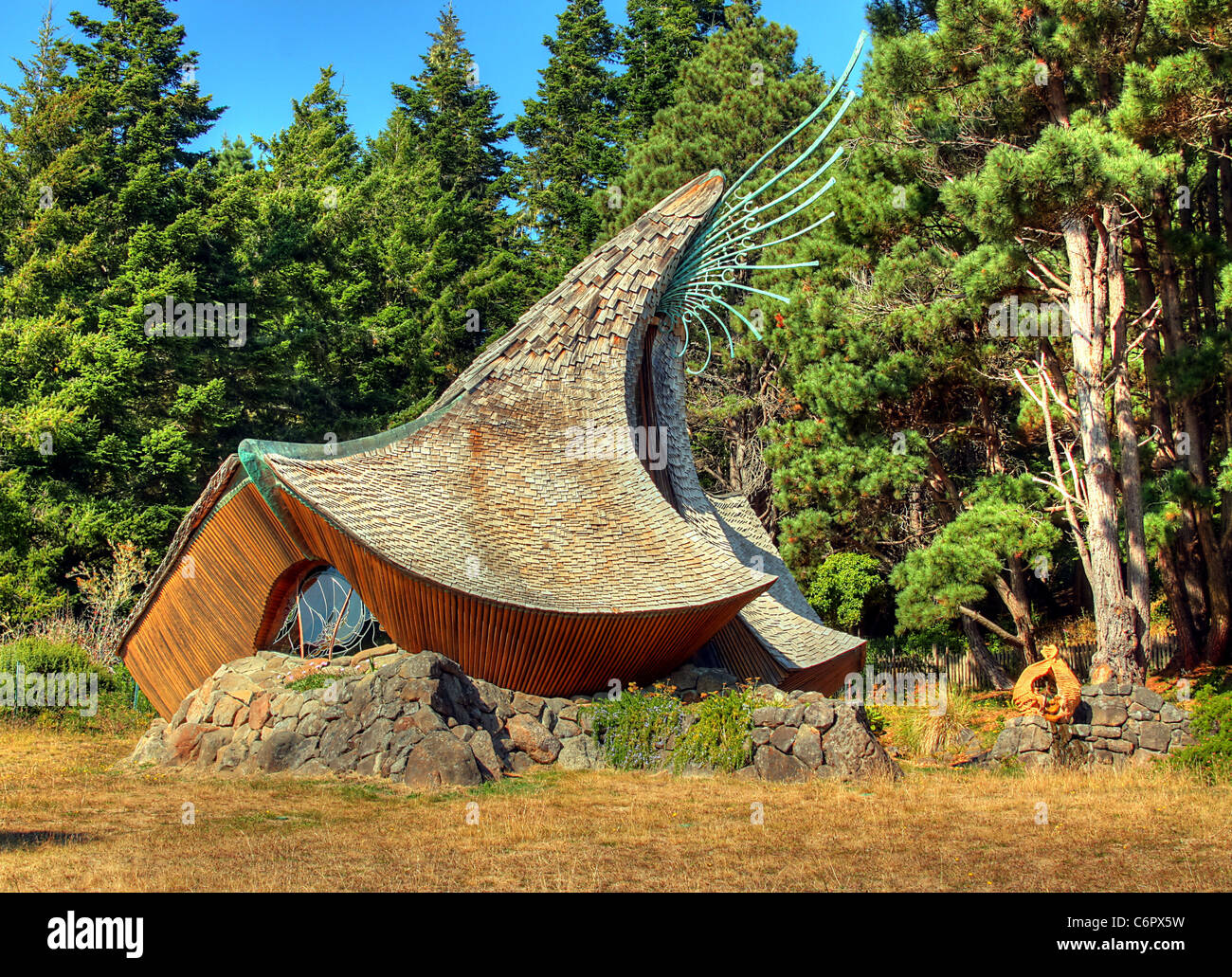 Chapel in the forest Stock Photo - Alamy