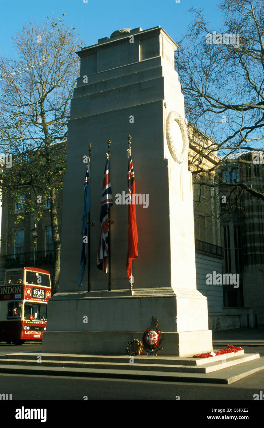 Cenotaph london flags hi-res stock photography and images - Alamy