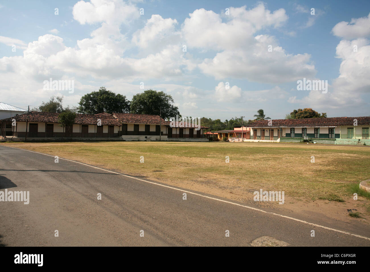 Small rural town buildings in the interior of provincial Panama Stock ...