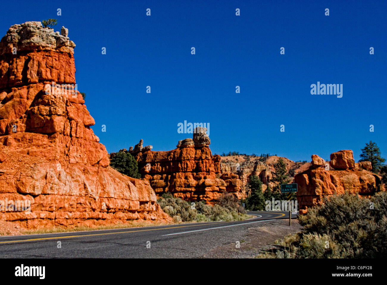Red Canyon Bryce Canyon National Park Stock Photo - Alamy