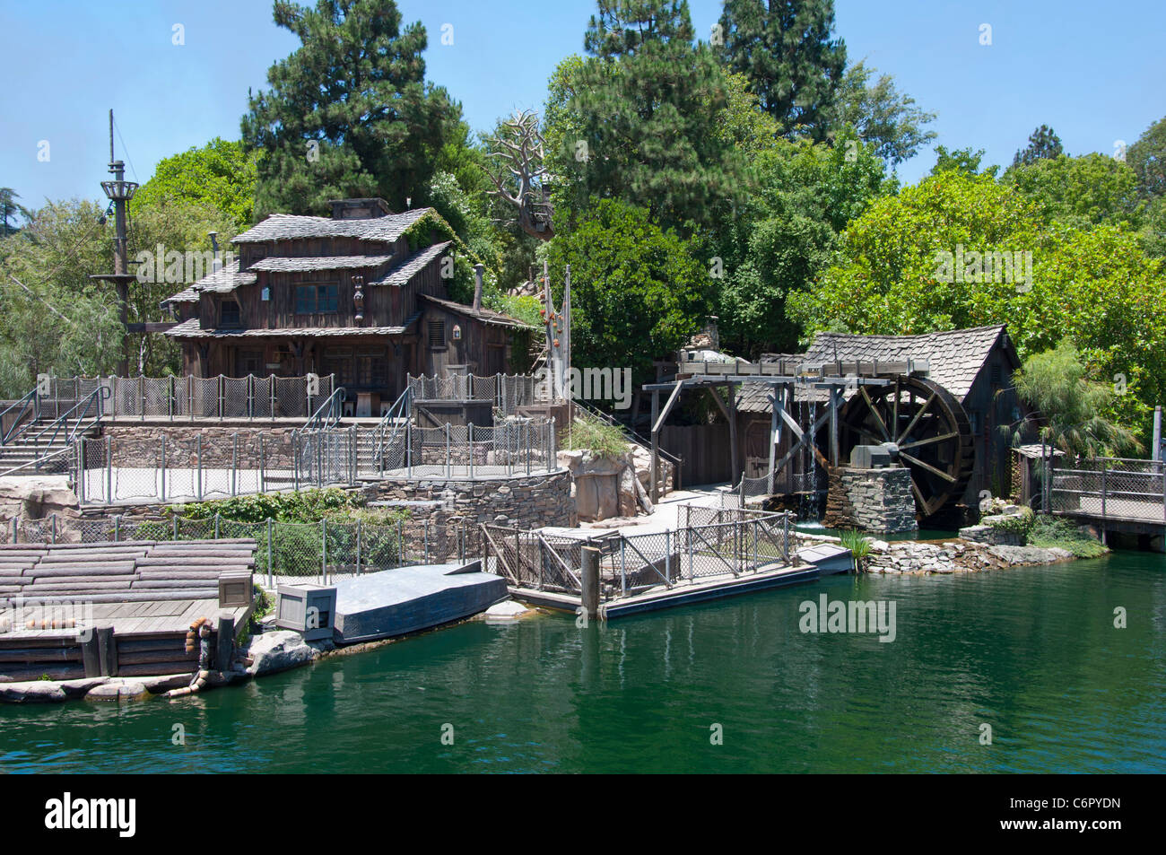 Pirate Island, Disneyland Amusement Park, Anaheim, California USA Stock ...