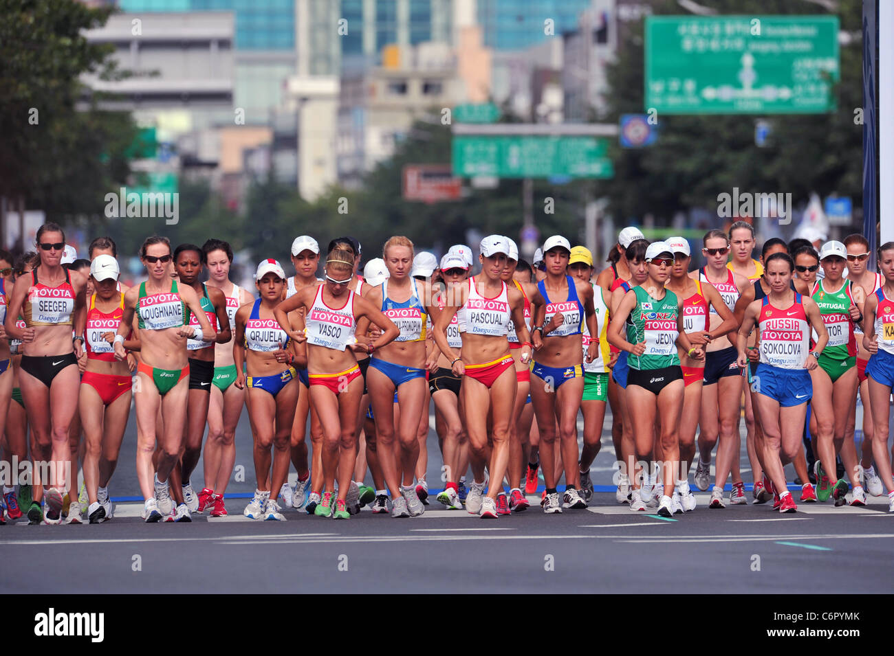 The ambiance shot of the 13th IAAF World Championships in Athletics ...
