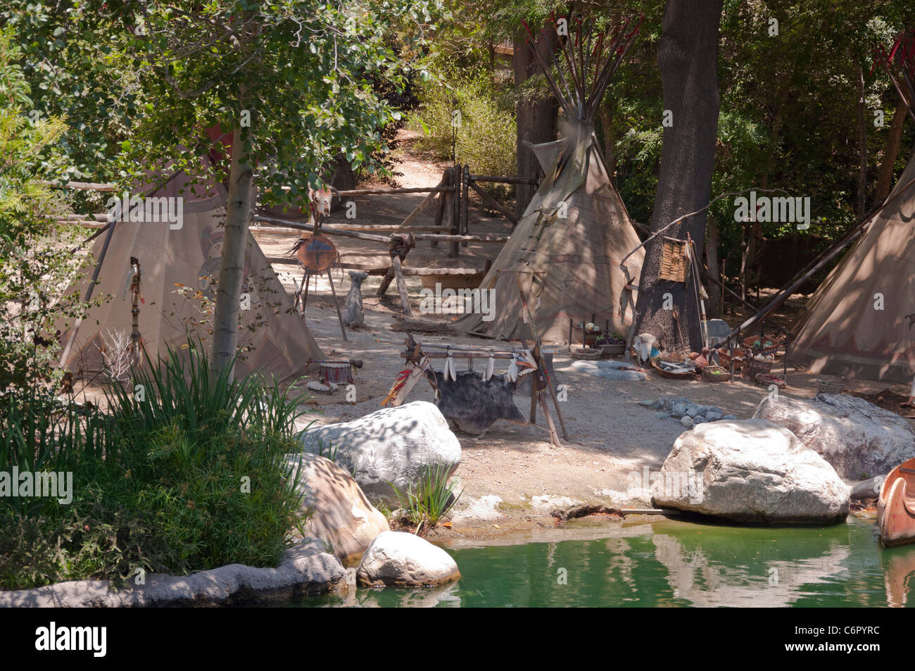 Indian village disneyland amusement park hi-res stock photography and ...