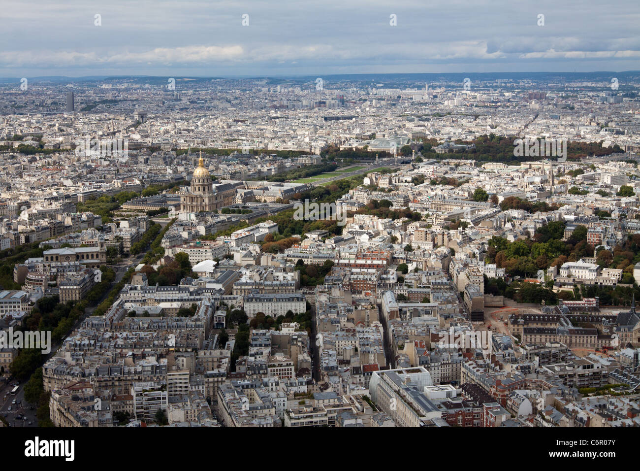 Aerial view of Paris Stock Photo - Alamy