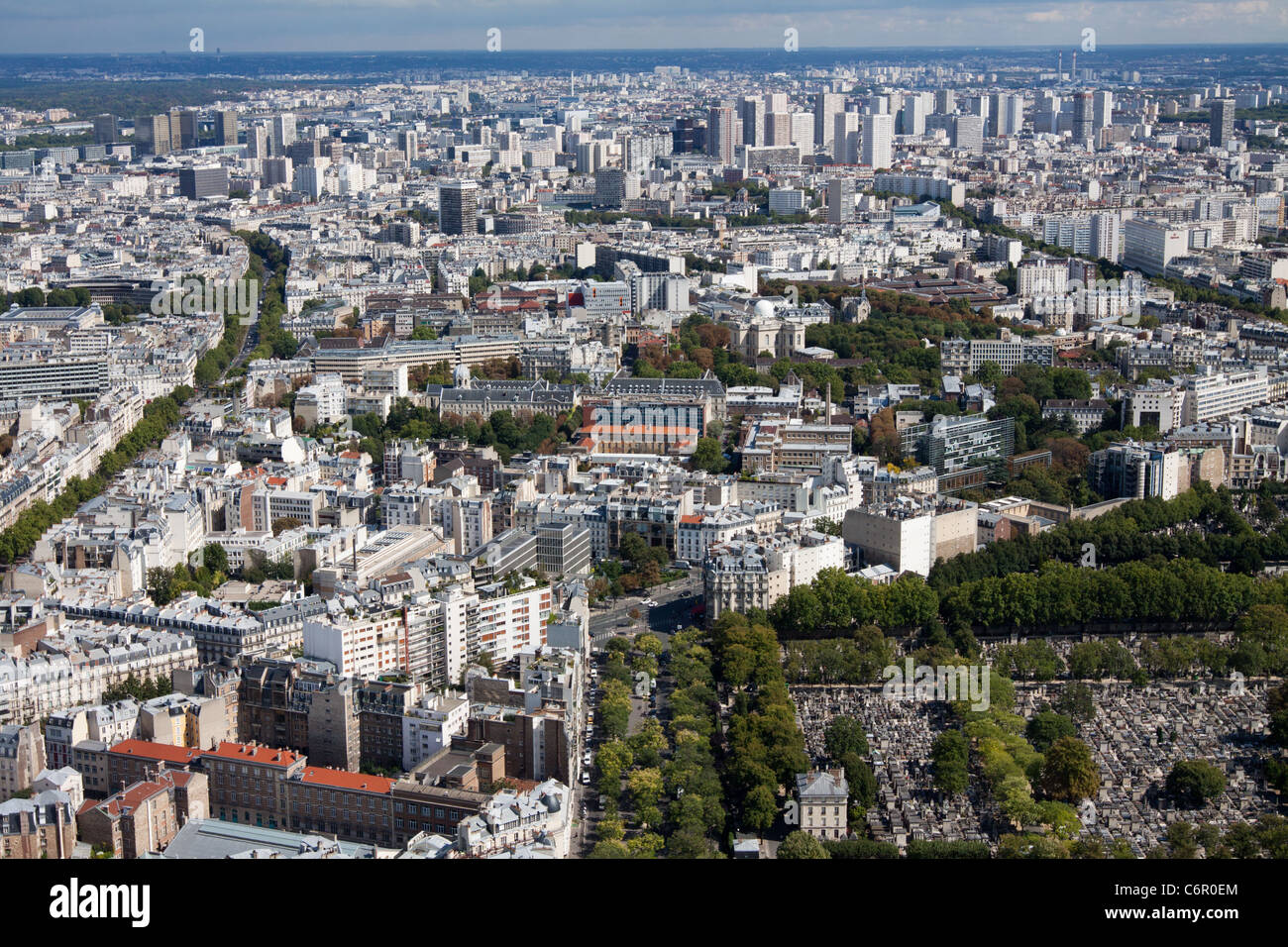 Aerial view of Paris Stock Photo - Alamy