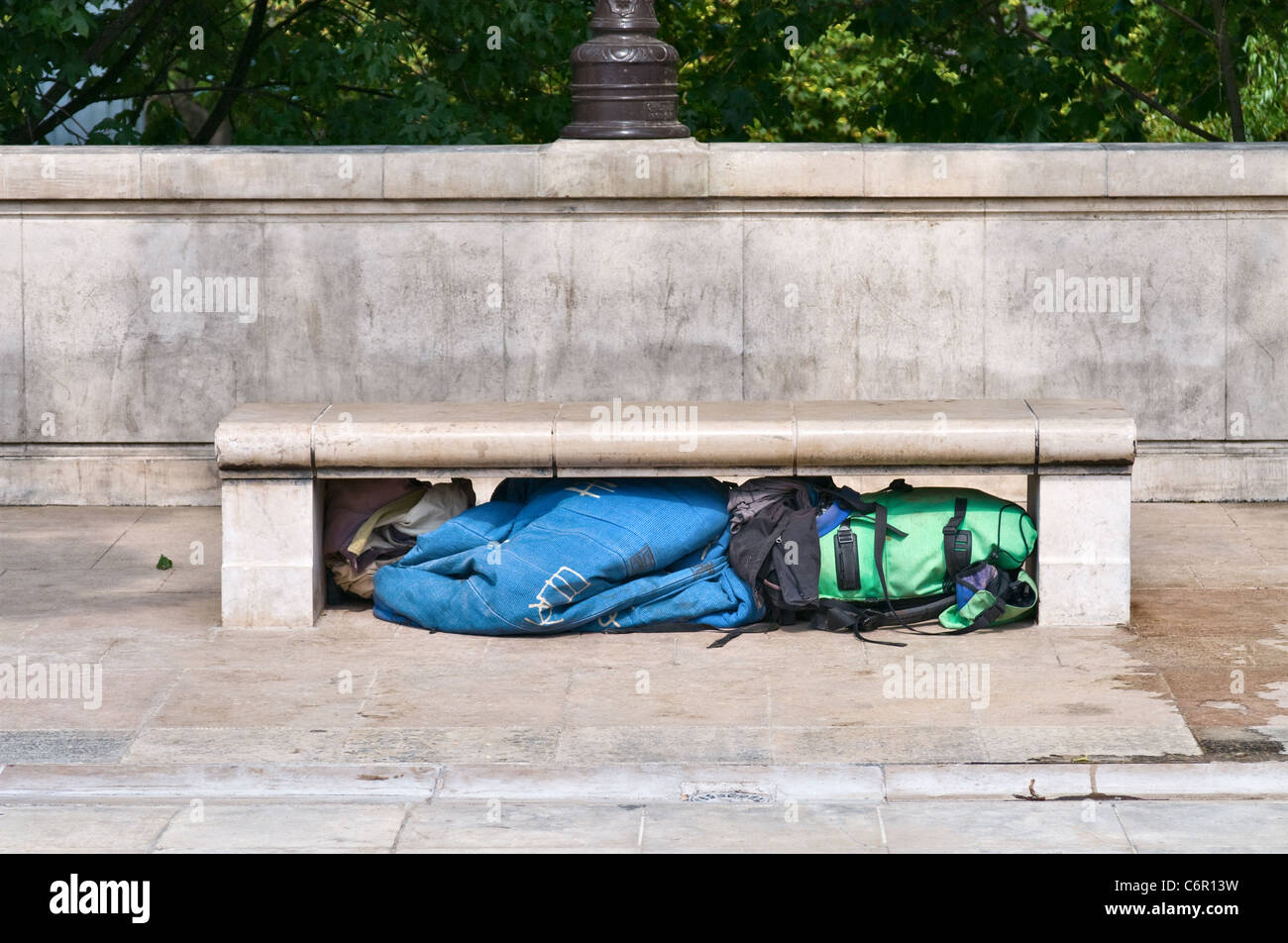 Homeless person belongings hi-res stock photography and images - Alamy