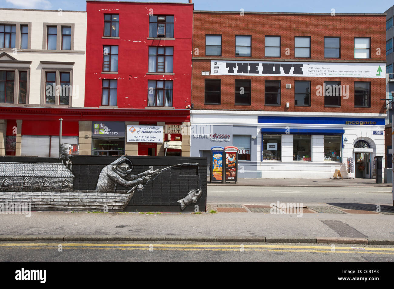 Graffiti at Stevenson Square in Manchester UK Stock Photo - Alamy