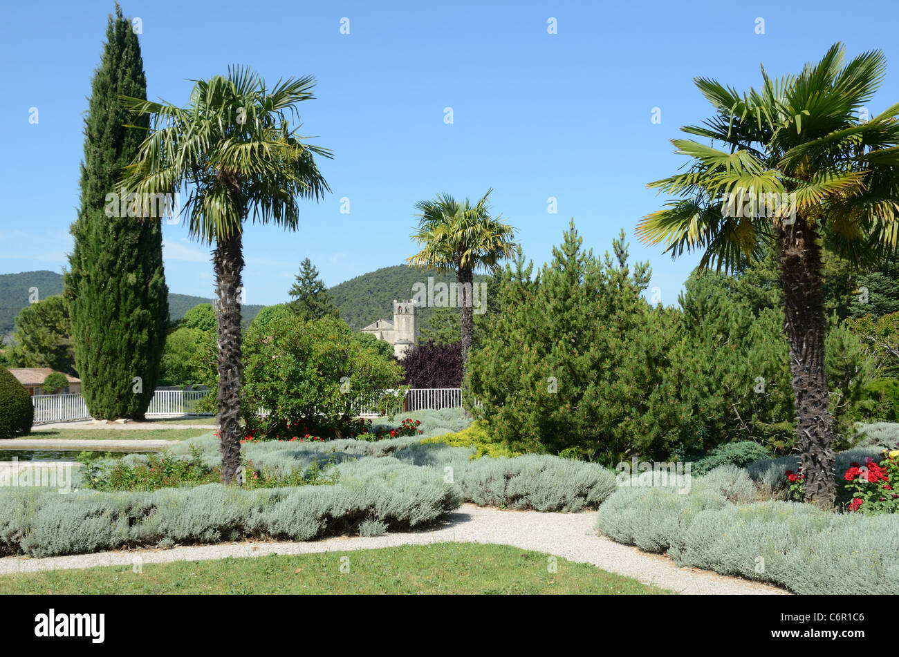 Hanging Gardens, Palm Trees & Cathedral among the Roman Ruins, Remains ...