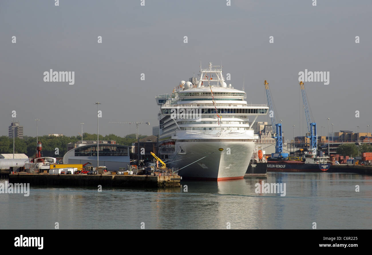 Associated British Ports the Azure cruise ship alongside in the Port of ...