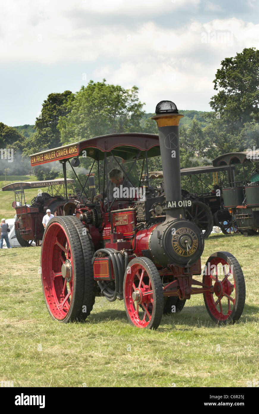 A Burrell 4nhp 5 Ton Gold Medal Tractor, built 1913 and pictured here ...