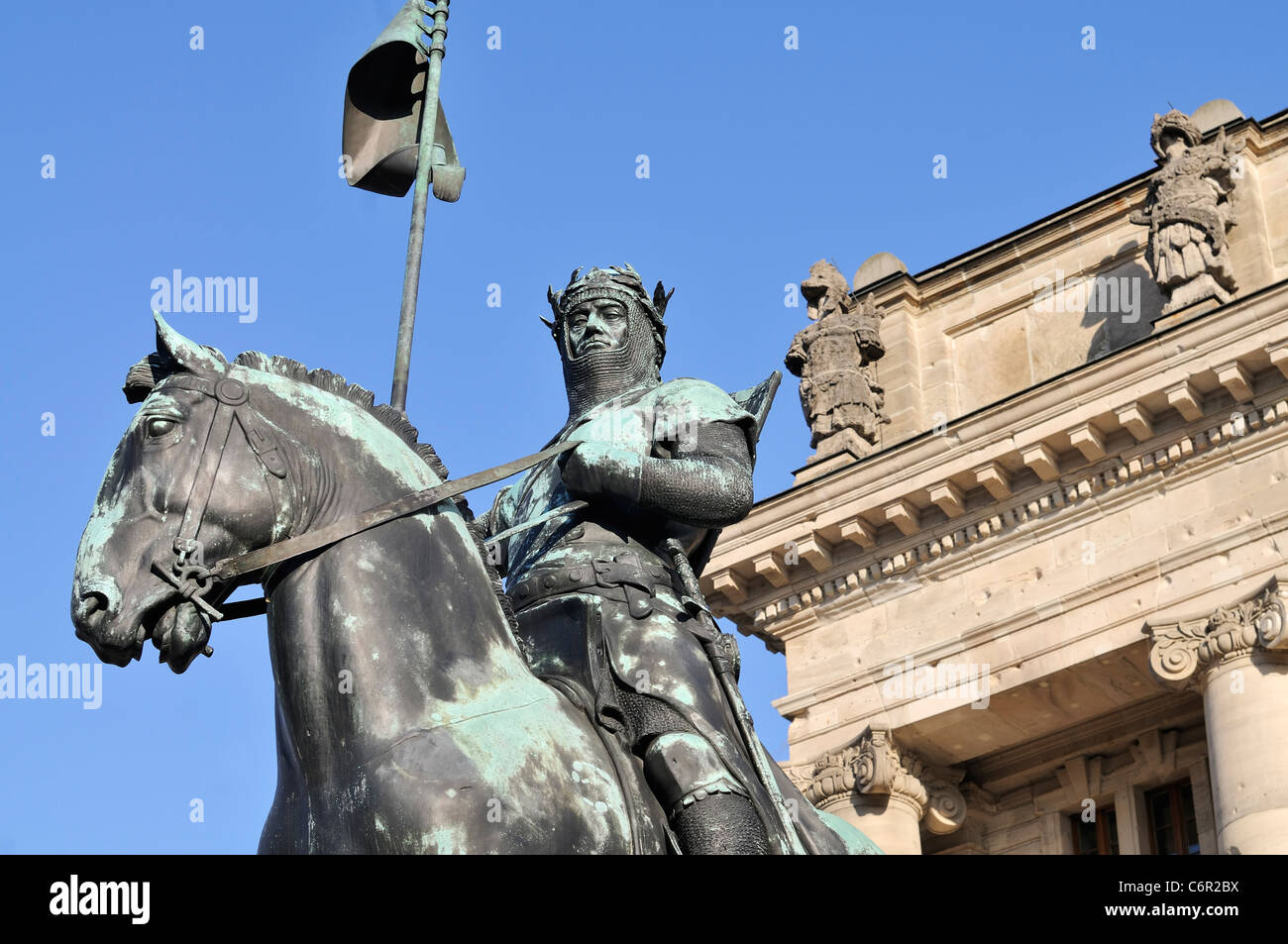 Statue of Otto I Stock Photo - Alamy