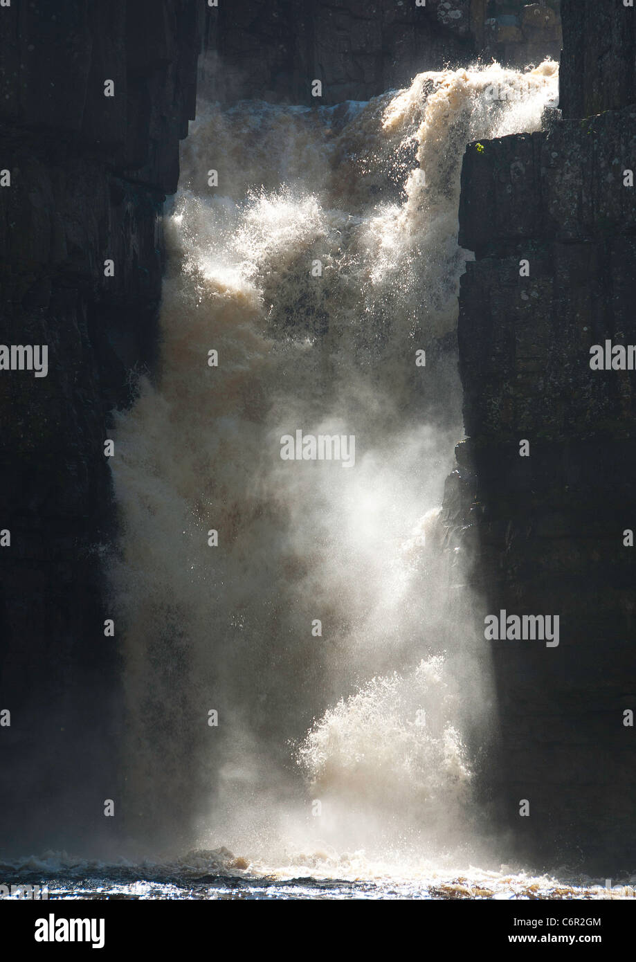 High Force Waterfall, Co. Durham Stock Photo - Alamy