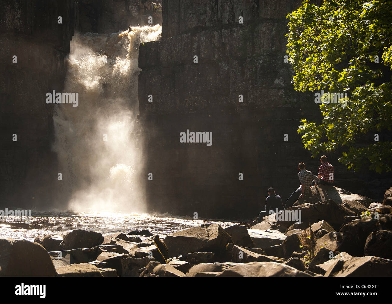 High Force Waterfall Stock Photo - Alamy