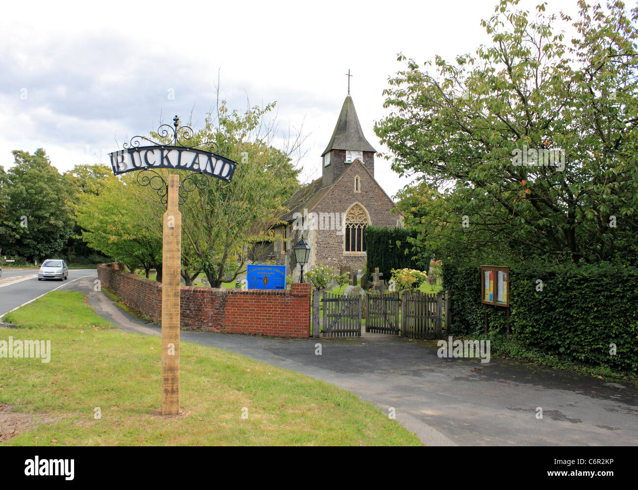 St Mary the Virgin village church in Buckland near Reigate, Surrey ...