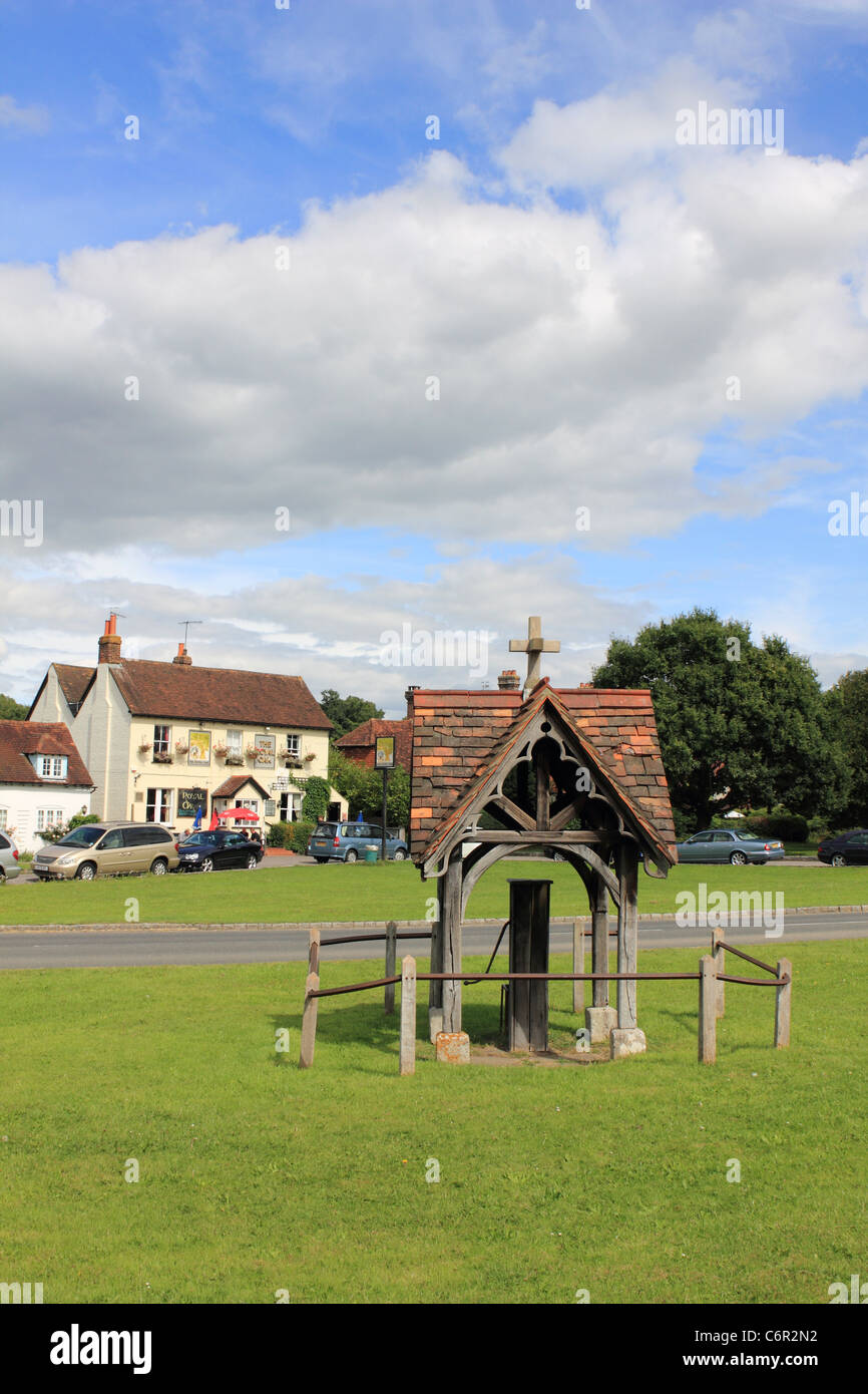 Brockham is a pretty village near Dorking, Surrey England UK Stock ...