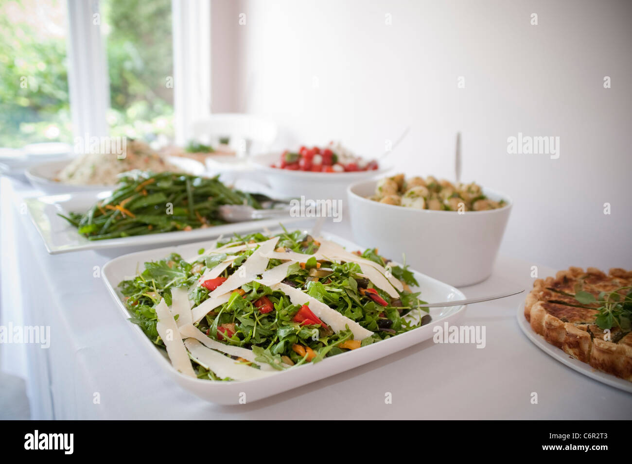 Bbq buffet table garden hi-res stock photography and images - Alamy