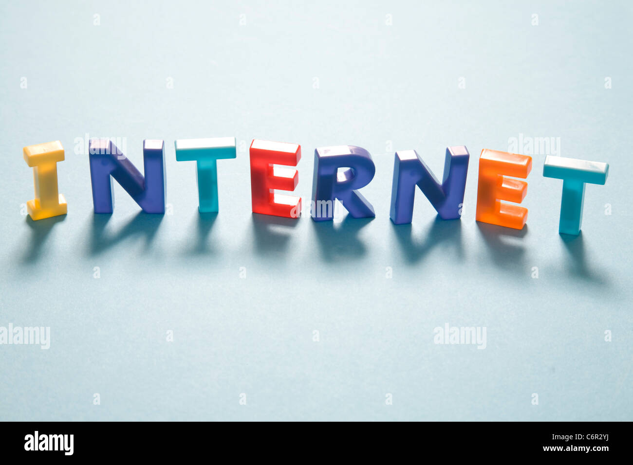 Internet Word Spelling Stock Photo - Alamy