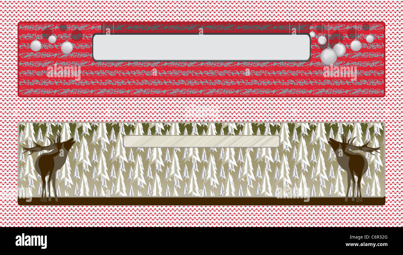 Two abstract christmas trees hi-res stock photography and images - Alamy