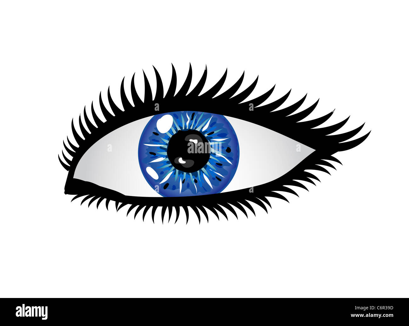 Iris eye Cut Out Stock Images & Pictures - Alamy