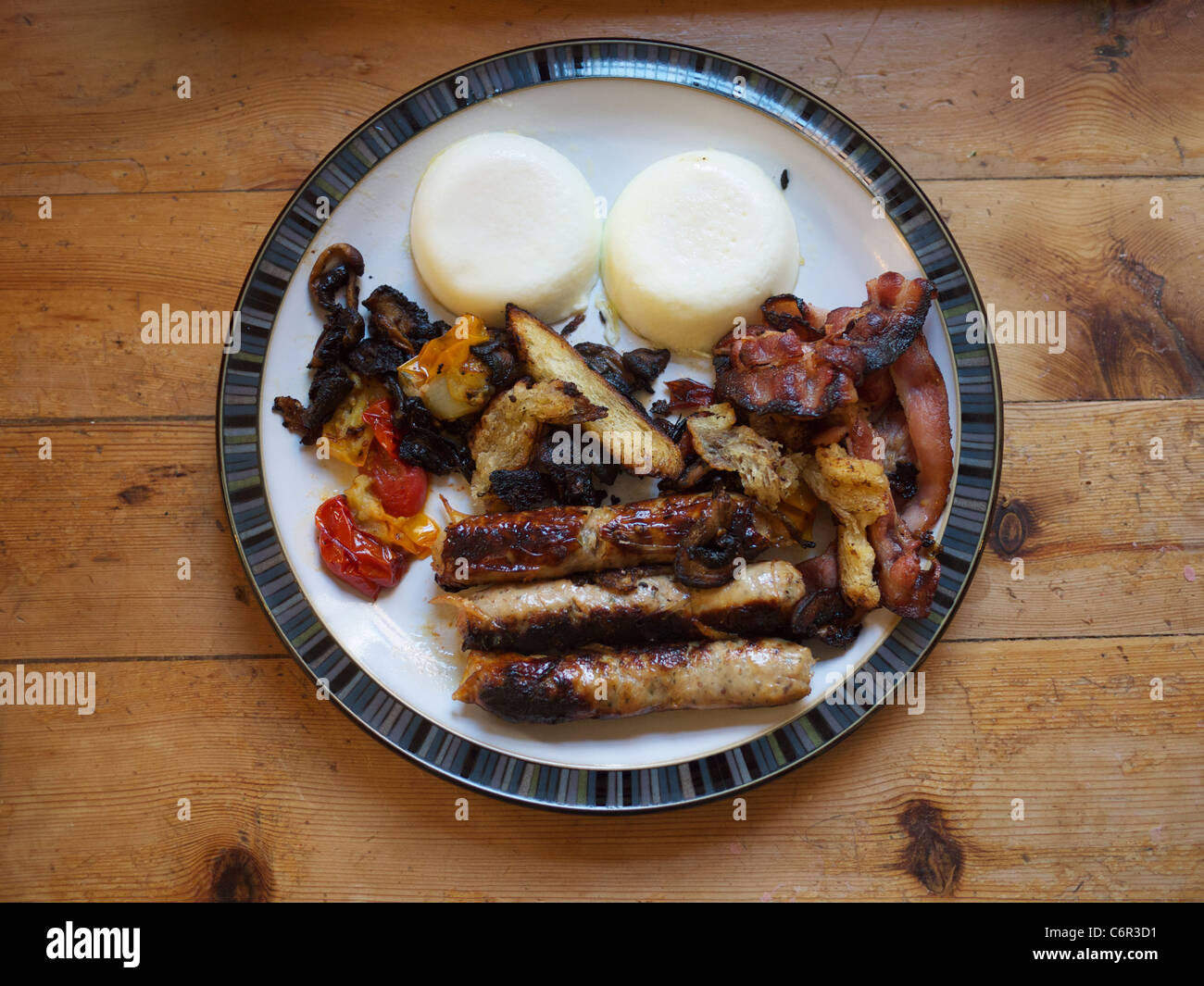 Home Made Fried Breakfast Stock Photo - Alamy