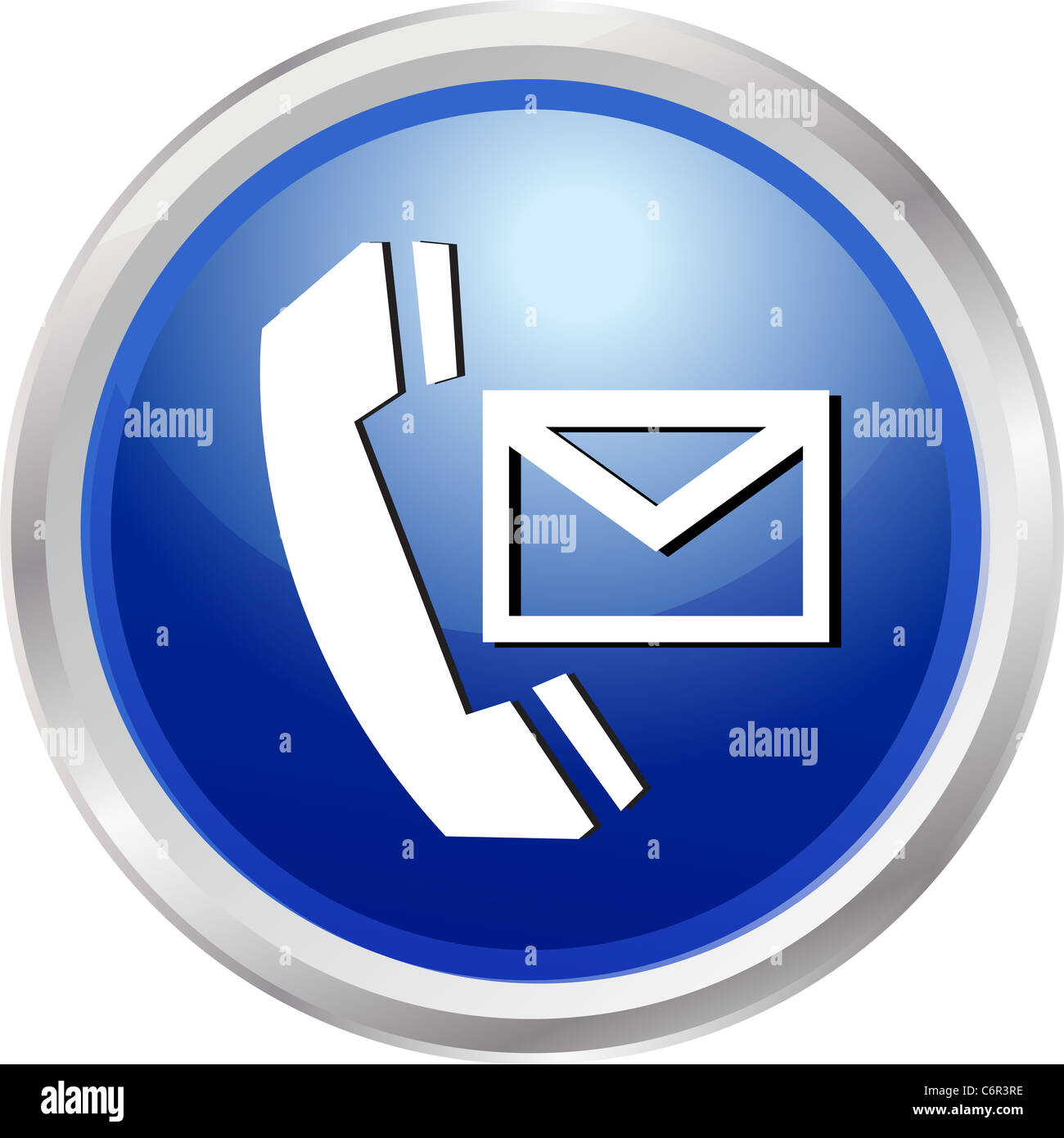 3D Service Button Stock Photo - Alamy