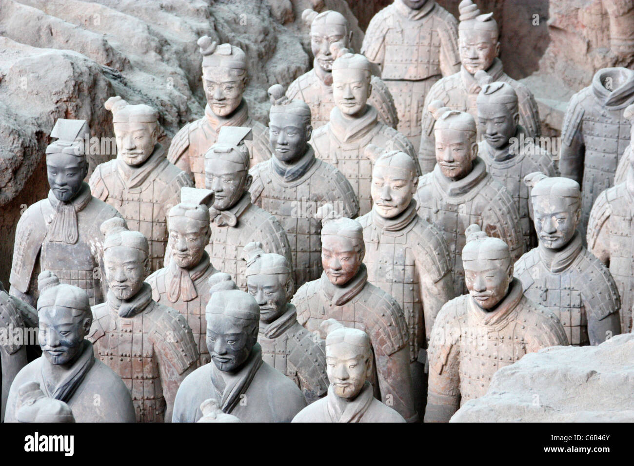 Soldiers of the Terracotta Army Stock Photo - Alamy
