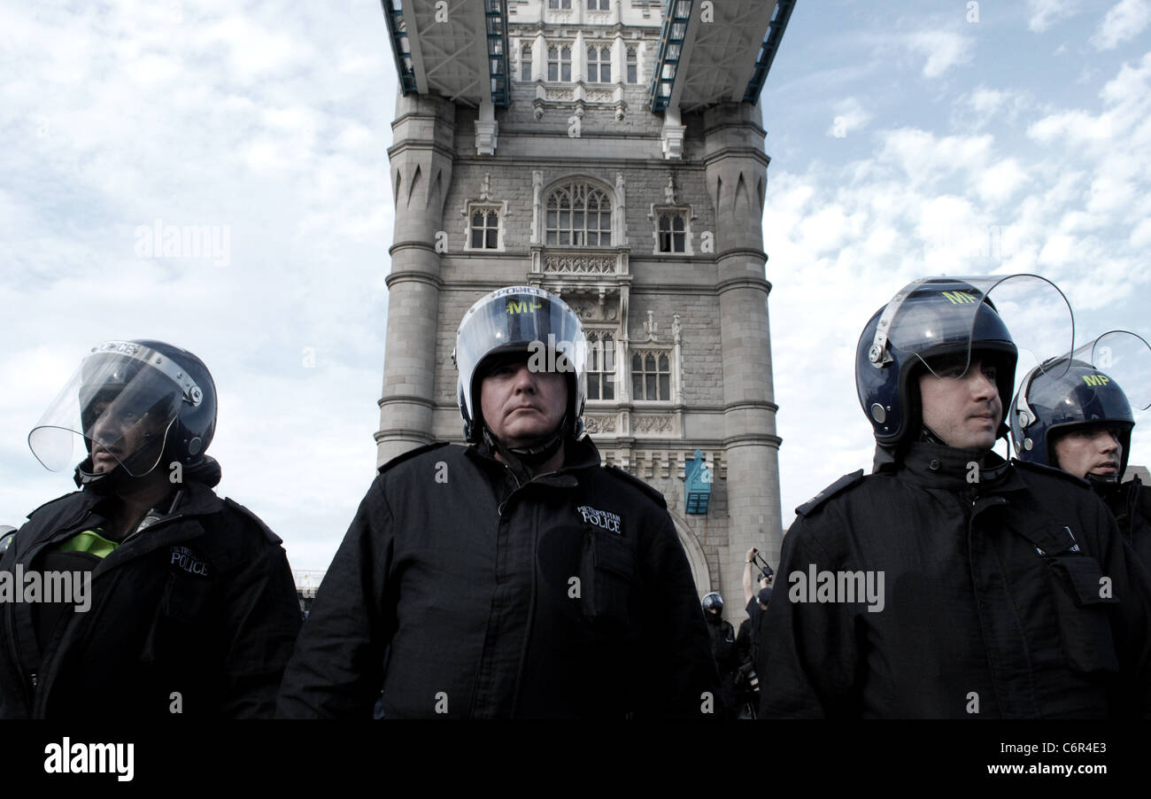 From far-right wing English Defense League protest and UAF counter ...